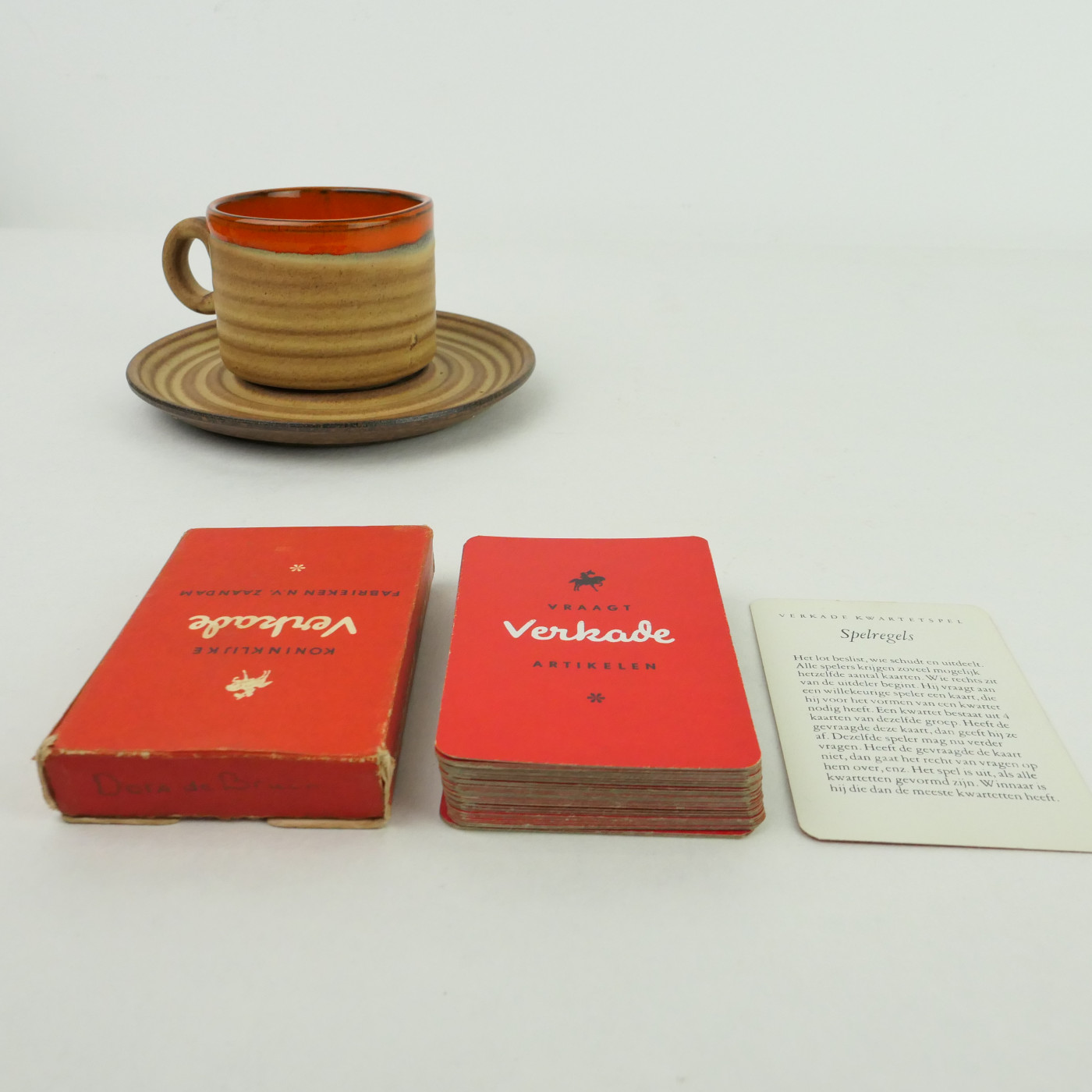 Kwartet spel Verkade uit 1955 - Retroriek